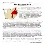 The Buckeye State Reading Comprehension Worksheet by Teach Simple