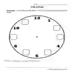 The Clock Worksheet by Teach Simple