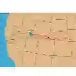 Transcontinental Rail Road Map by Teach Simple