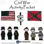 U.S. Civil War Activity Packet for Elementary Grades by Teach Simple