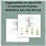 Vegetables in Spanish Crossword Puzzle - Nombra las Verduras by Teach ...