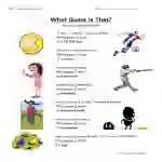 What Game is That Reading Comprehension Worksheet by Teach Simple