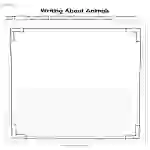Writing about Animals Worksheet by Teach Simple