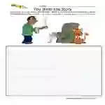 You Write the Story Cats Picture Worksheet by Teach Simple