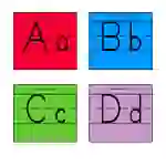 Zaner Bloser Color Alphabet Flash Cards by Teach Simple