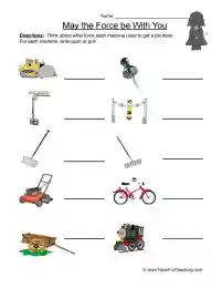 Force And Motion Worksheets For Grade 3 Force And Motion Worksheets: