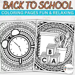 relaxing coloring pages for kids