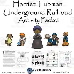 harriet tubman coloring picture