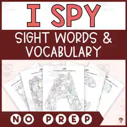 sight words coloring book