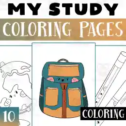 morning coloring page kindergarten