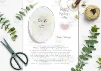 birthday cards for mom printable coloring pages