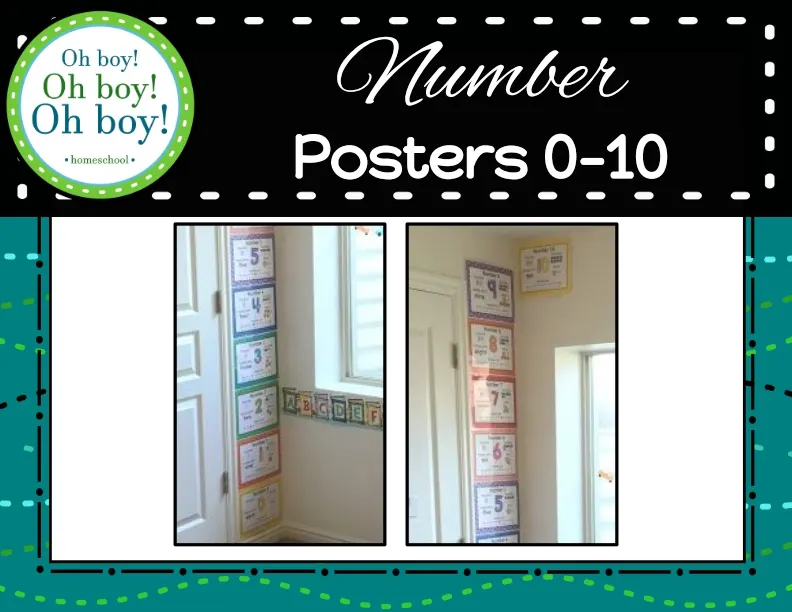 0-10 Number Posters by Teach Simple