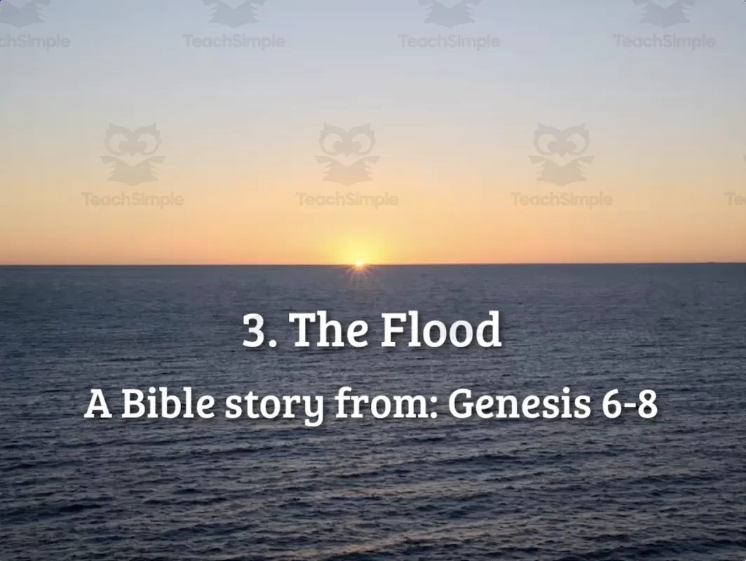 3. "The Flood" Bible Song by Teach Simple