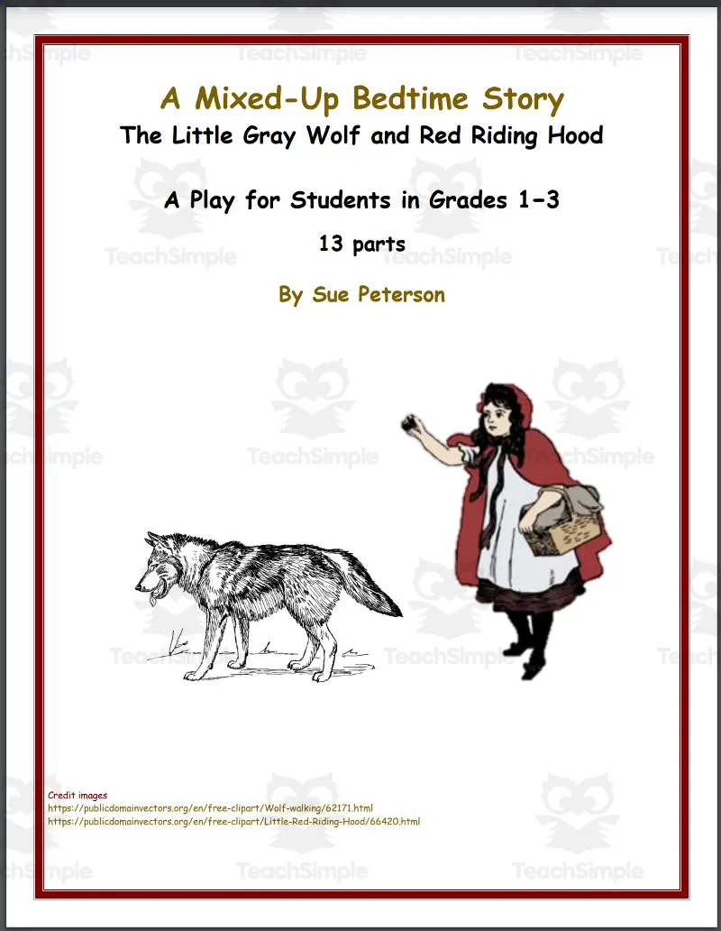 A Mixed-up Bedtime Story: "The Little Gray Wolf and Red Riding Hood" by ...