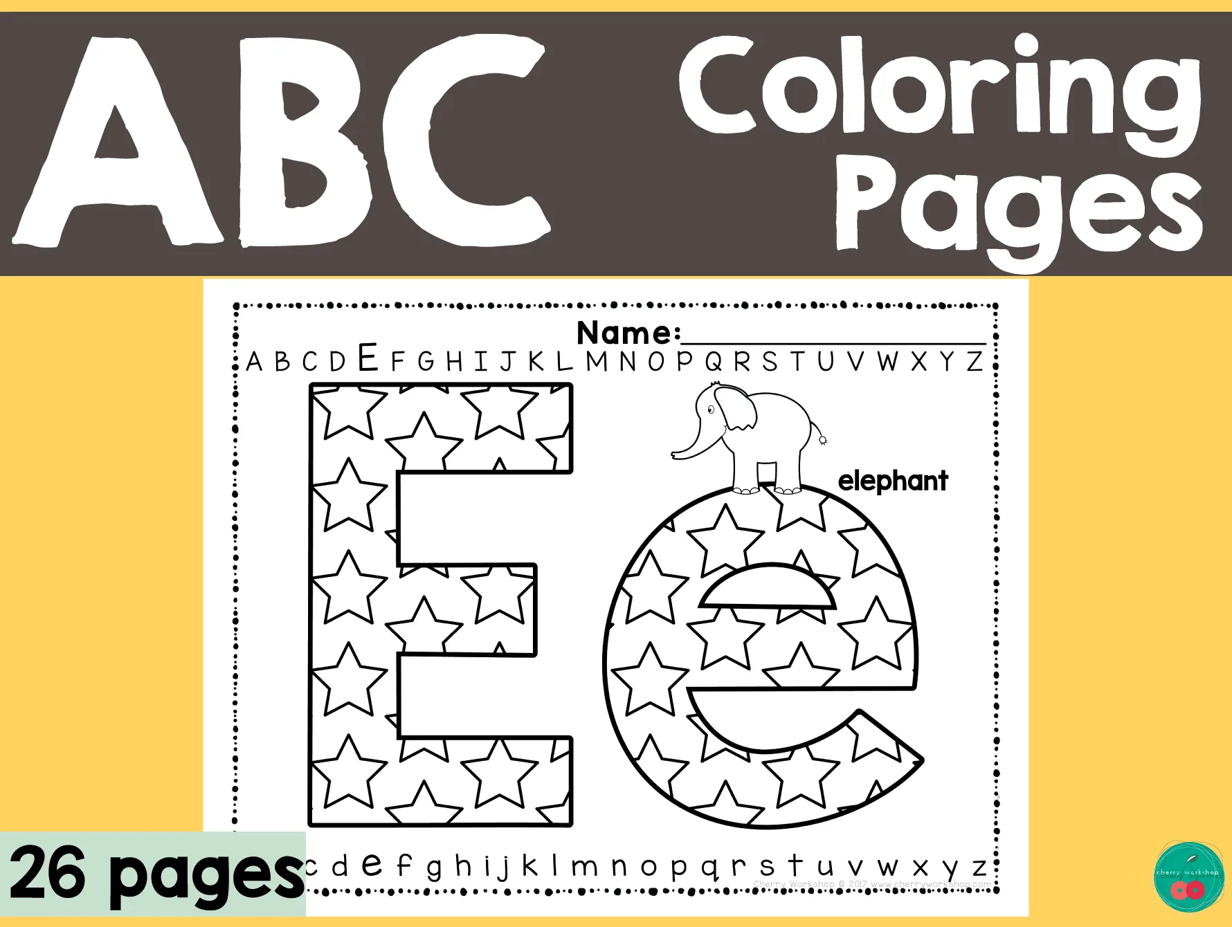 ABC Coloring Pages by Teach Simple