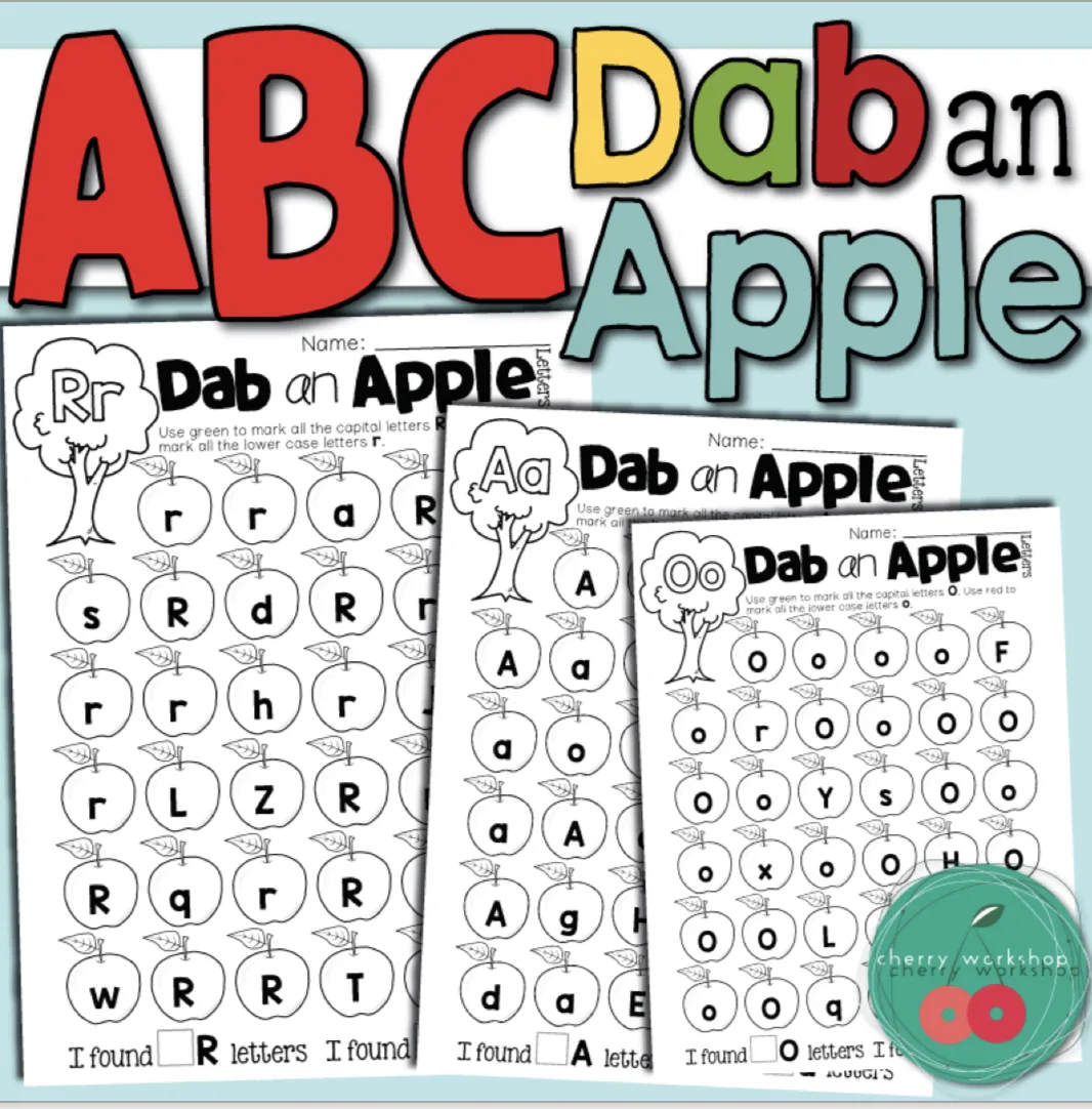 ABC Dab an Apple by Teach Simple