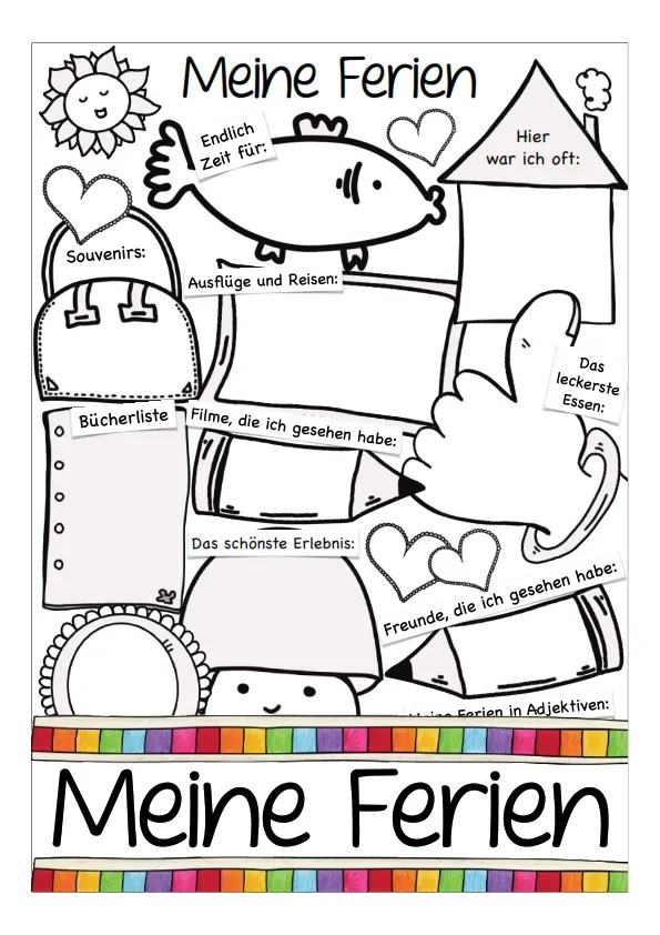 About My Holidays! (German Worksheet) by Teach Simple