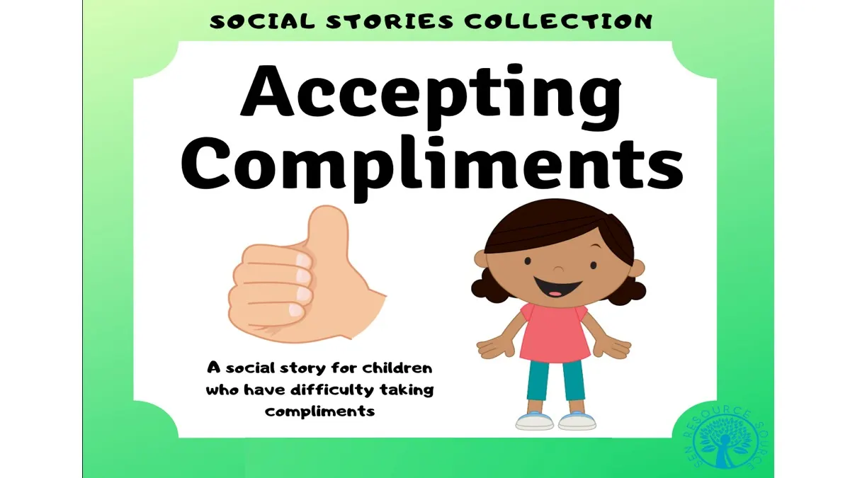 Accepting Compliments Social Story by Teach Simple