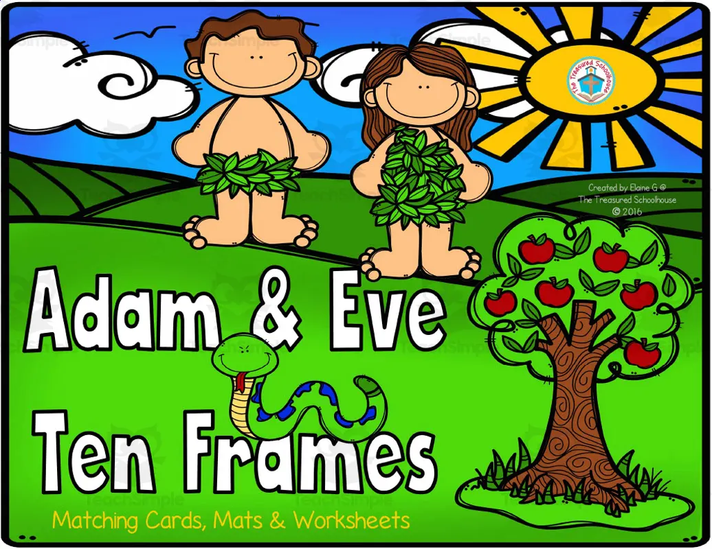 Adam & Eve Ten Frames by Teach Simple
