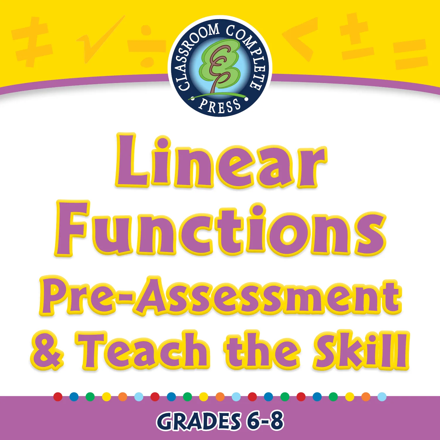 Algebra: Linear Functions - Pre-Assessment & Teach the Skill - FLASH-PC ...