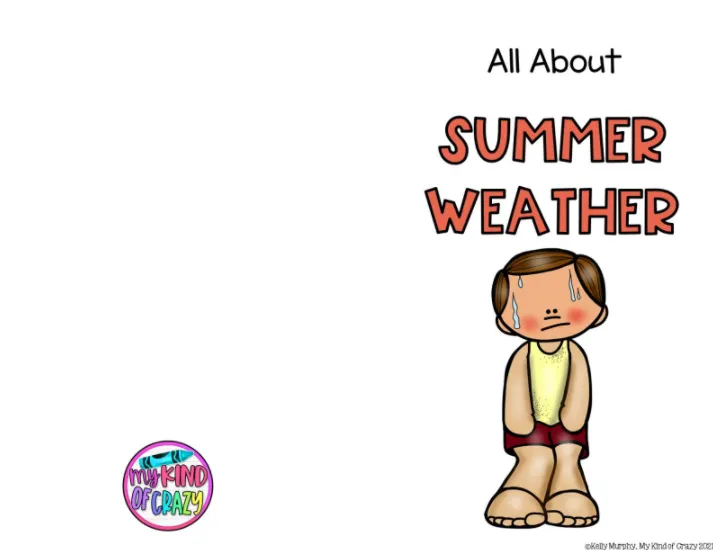 All About Summer Weather Printable Activity Book by Teach Simple