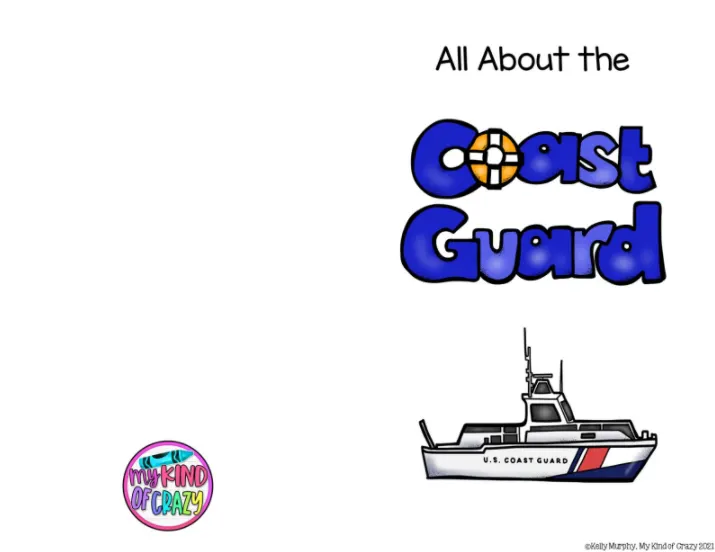 All About the Coast Guard Adapted Book, Printable, Color and BW ...
