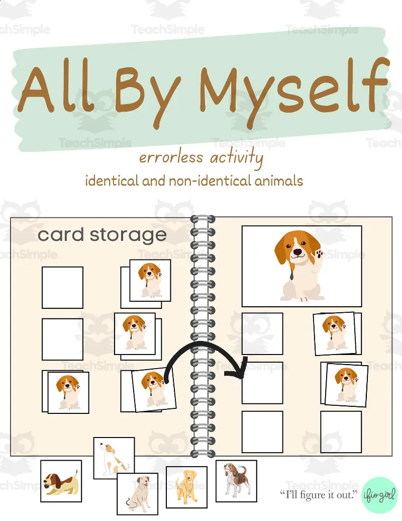 All By Myself - errorless activity with identical and non identical ...