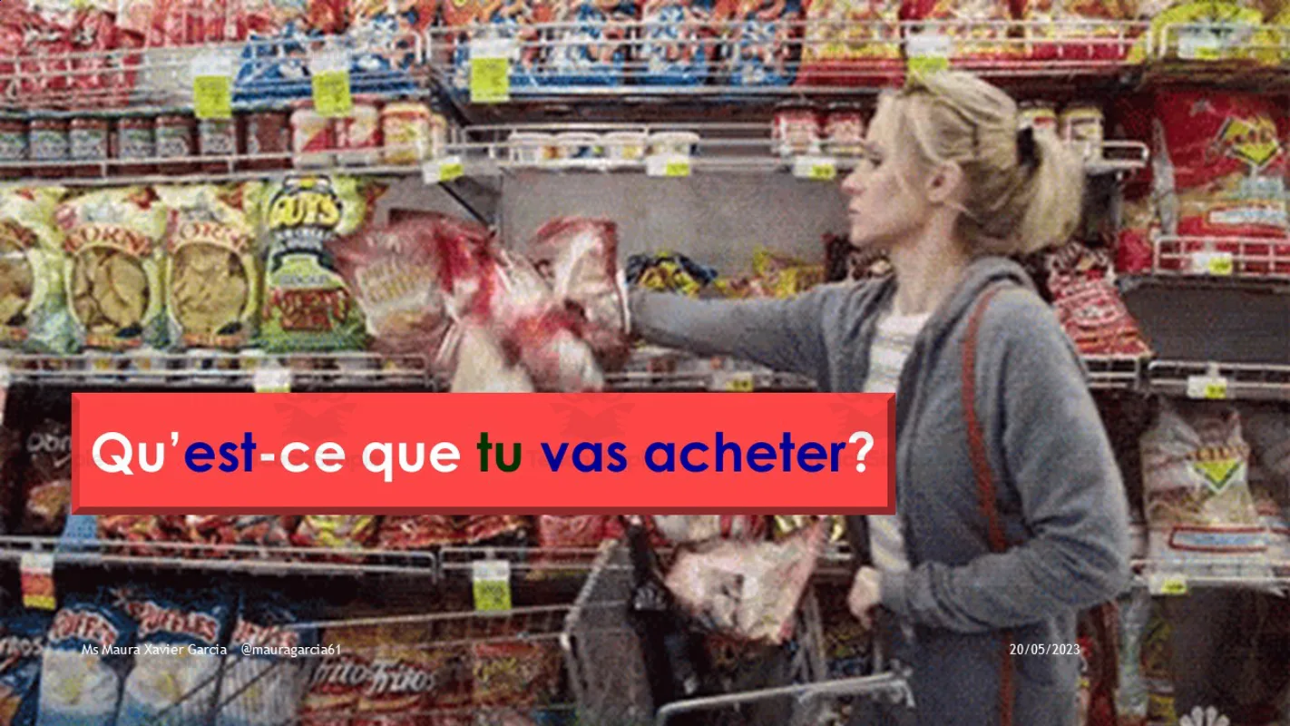Aller faire du shopping by Teach Simple