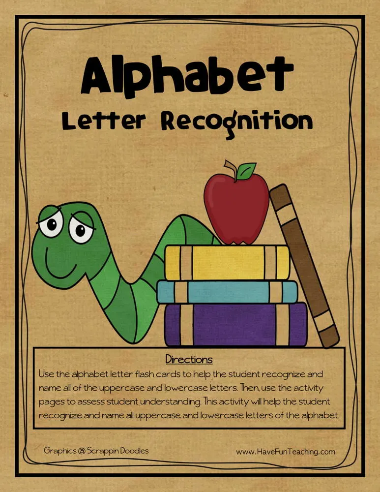 Alphabet Letter Recognition Activity by Teach Simple