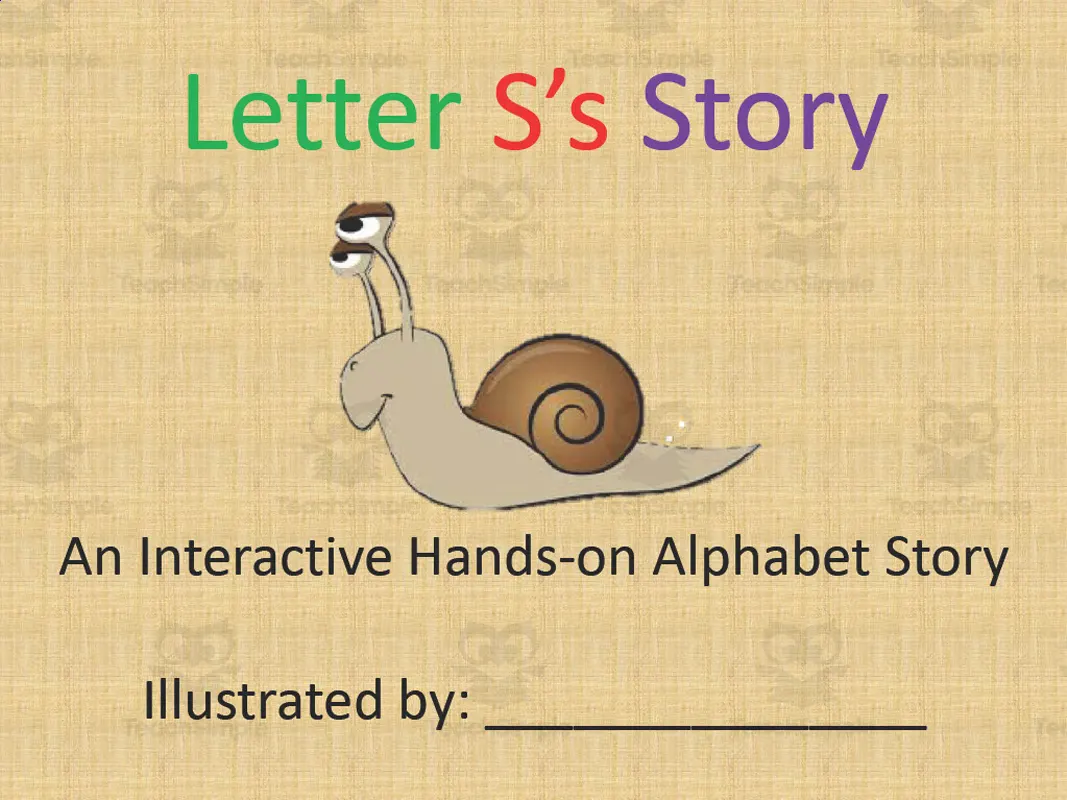 Alphabet Story Book | Letter S Interactive Book by Teach Simple