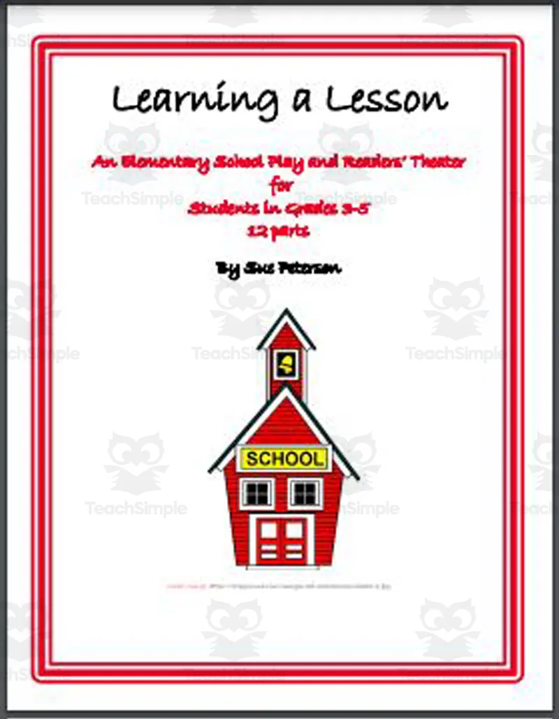 An Elementary School Play: Learning a Lesson by Teach Simple