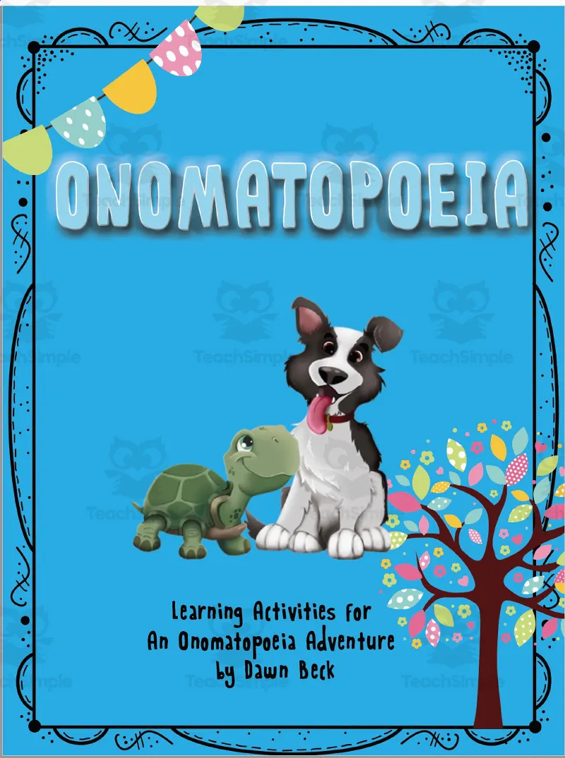 An Onomatopeia Adventure Bundle by Teach Simple