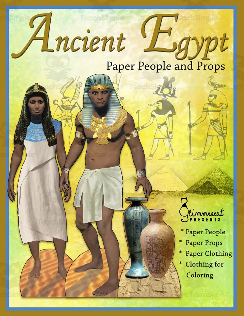 Ancient Egypt Paper People and Props by Teach Simple