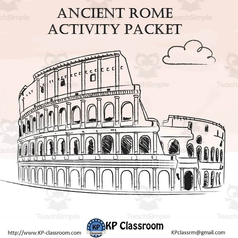 Ancient Rome Activity Packet by Teach Simple