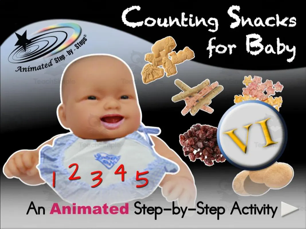 Animated Activity: Counting Snacks VI by Teach Simple