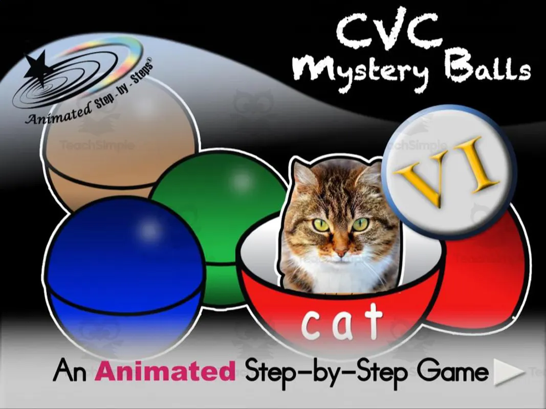 Animated Game: CVC Mystery Balls VI by Teach Simple