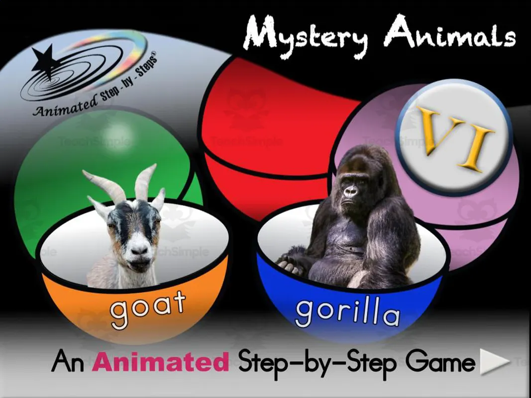 Animated Game: Mystery Animals VI by Teach Simple