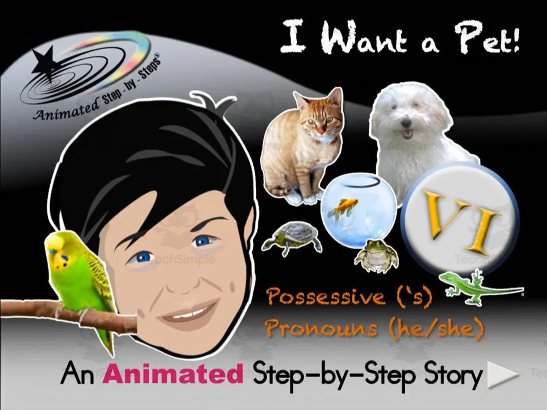 Animated Story: I Want a Pet - Possessive + Pronoun Practice by Teach ...