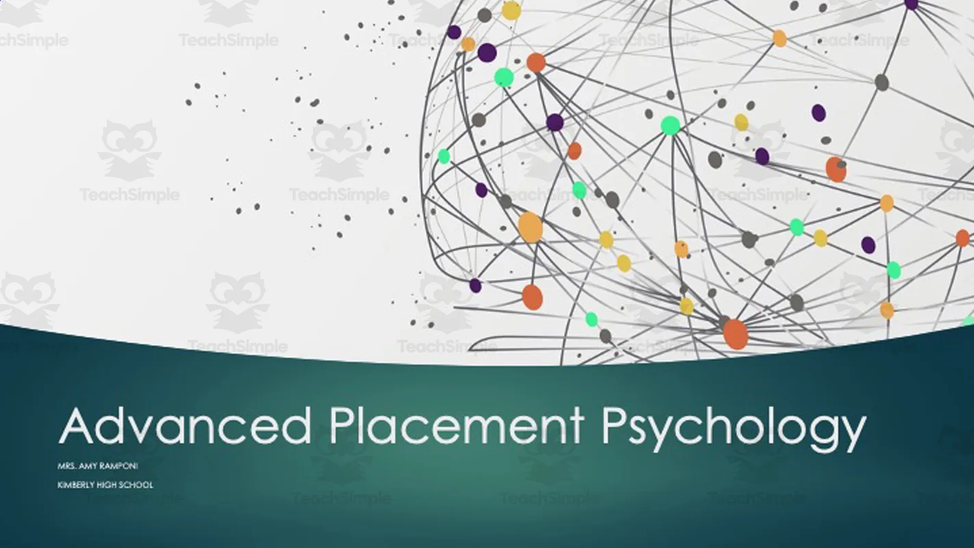 AP Psychology: The History of Intelligence Lecture Slides by Teach Simple