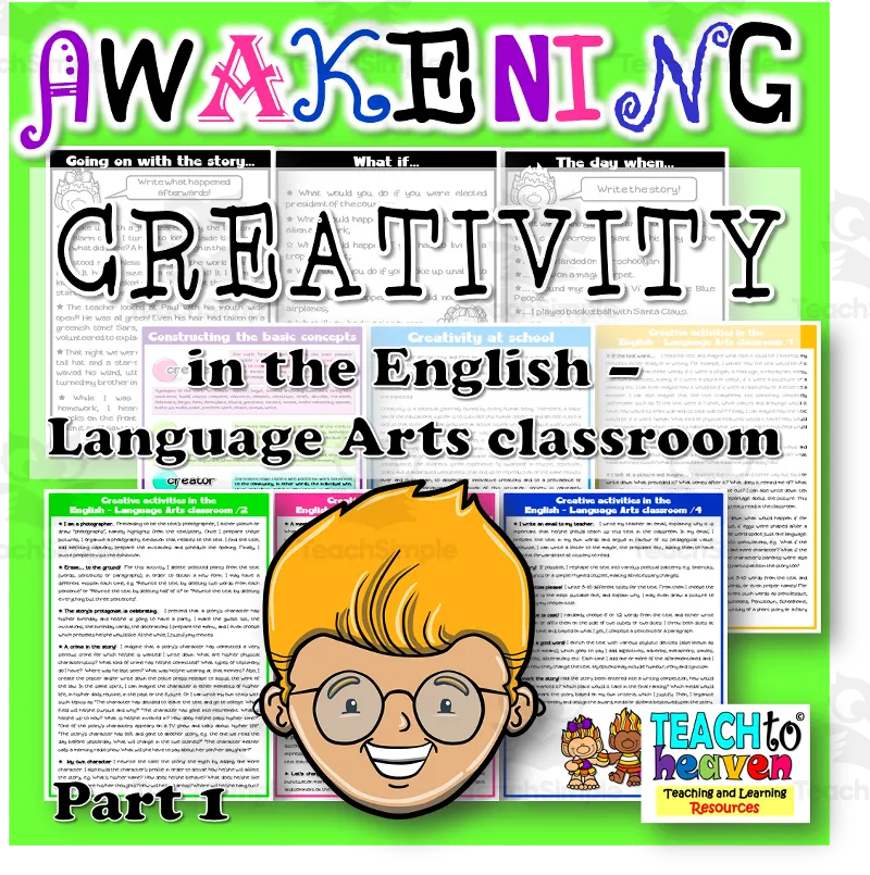 AWAKENING CREATIVITY in the English – Language Arts classroom Part 1 by ...