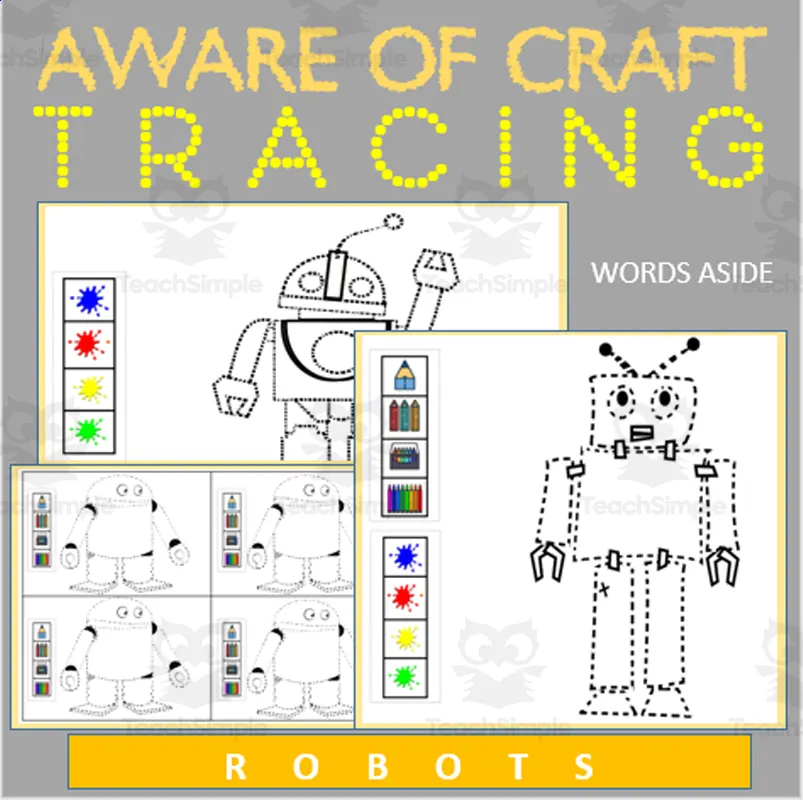 Aware of Craft Tracing - Robots by Teach Simple