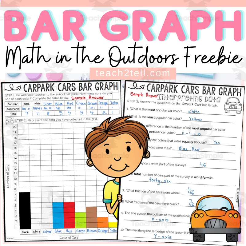 Bar Graphs Worksheets Data and Graphing Column Graphs Tally Marks by ...