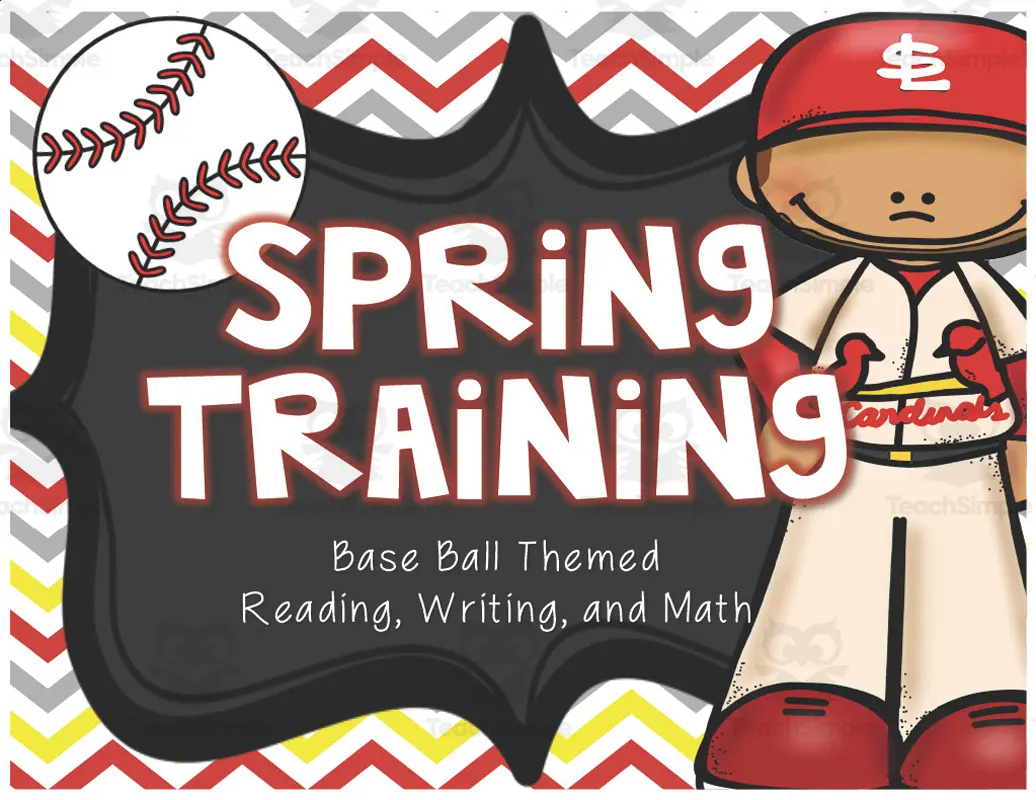 Baseball Thematic Unit by Teach Simple