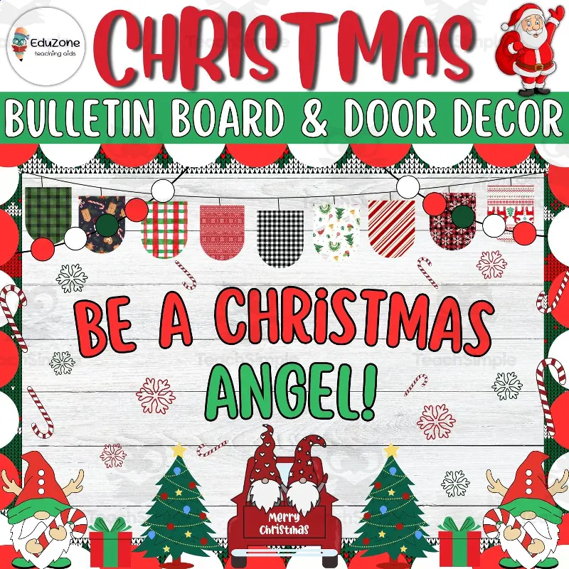 Be a Christmas Angel!: Bulletin Board & Door Decor Ideas for Christmas ...
