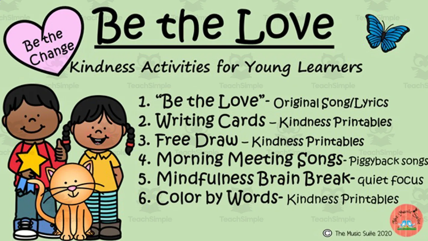Be the Love Kindness Activity Packet by Teach Simple
