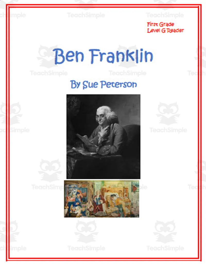Ben Franklin by Teach Simple