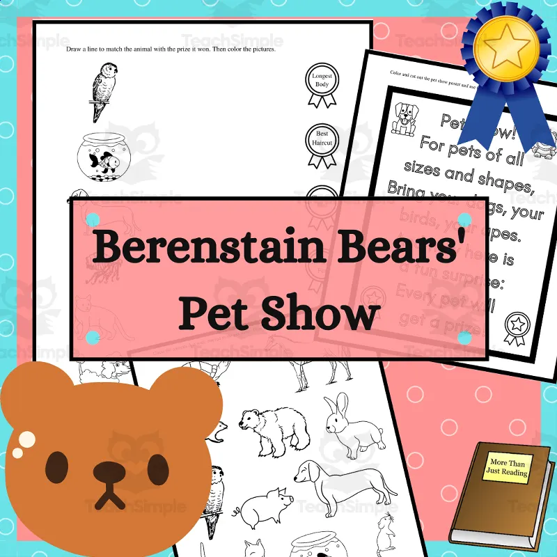 Berenstain Bears' Pet Show Activity Guide by Teach Simple