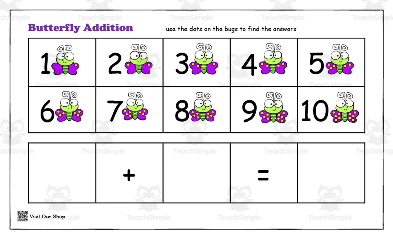 Buggy Addition Worksheet by Teach Simple