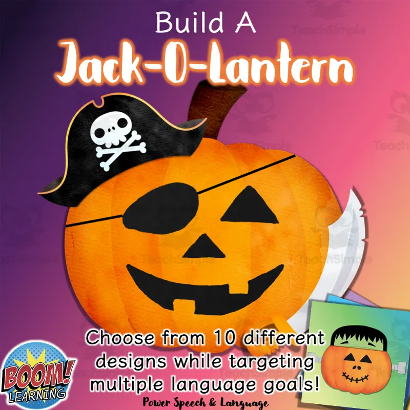 Build a Jack-O-Lantern, FALL, HALLOWEEN ACTIVITIES, Boom Cards ...