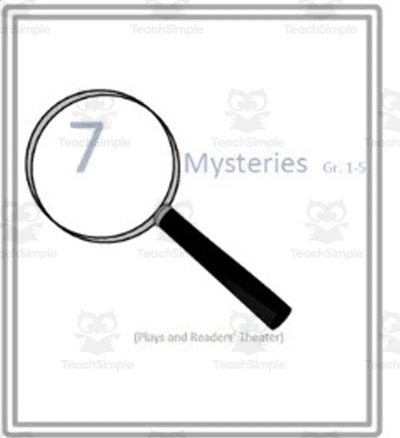 Bundle of 7 Mystery Plays by Teach Simple
